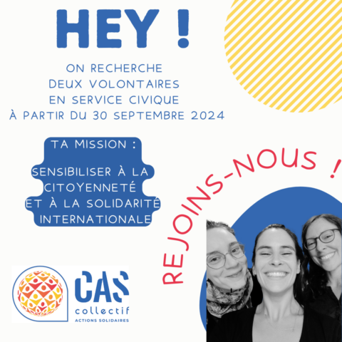 Le CAS est à la recherche de ses deux nouveaux volontaires en service civique | Collectif ...